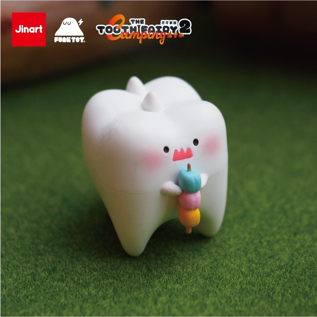 ⛺新貨到⛺Jinart x Funk toy 牙牙家族2代-露營趣 牙牙家族2 扭蛋盒玩 全新現貨^^ | 蝦皮購物