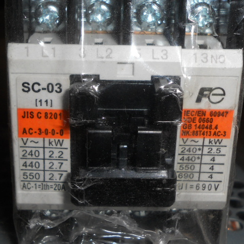 ~豐藝~日本FUJI 富士 SC-03(11) 電磁接觸器 SC-0 (13) 電磁開關 3HP | 蝦皮購物