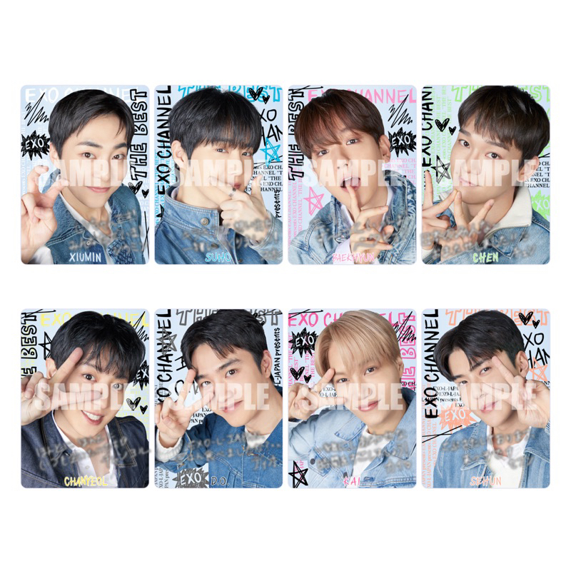 EXO-L EXO CHANNEL THE BEST 日本 小卡 透卡 演唱會 珉錫 俊勉 伯賢 燦烈 敬秀 鍾仁 世勳 | 蝦皮購物