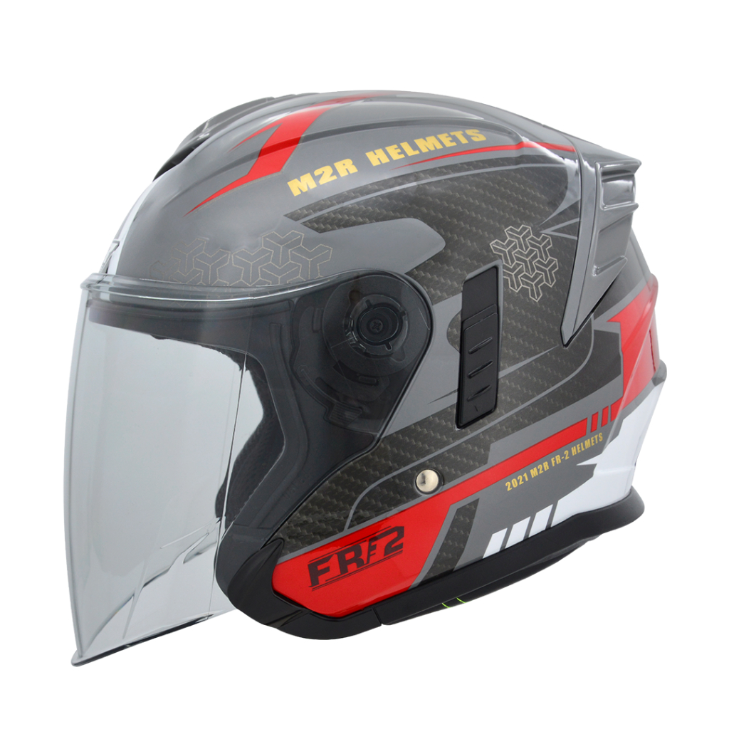 M2R FR-2 紀念版 #13 極馳 水泥灰排扣 3/4罩 安全帽 抗UV 內藏墨鏡 透氣 FR2 新版 | 蝦皮購物