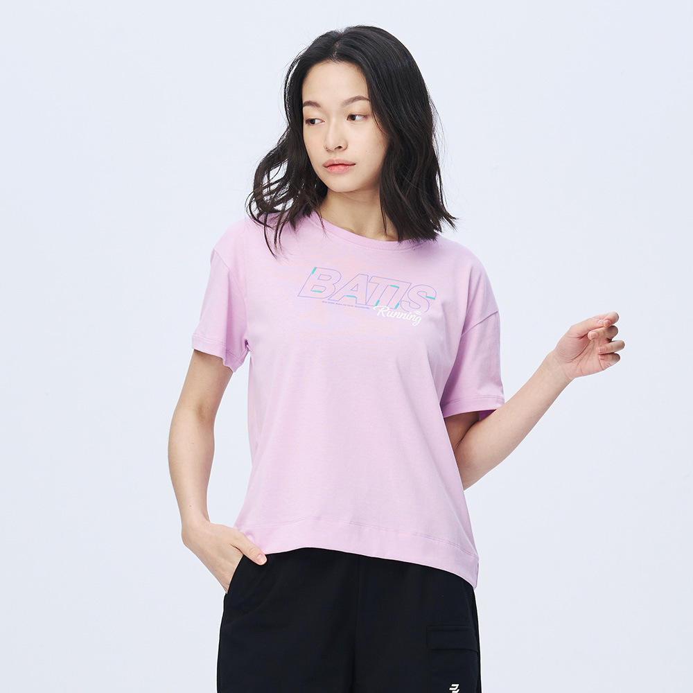 【BATIS 巴帝斯】環保天絲棉LOGO T - 女 - 兩色-2023SS | 蝦皮購物