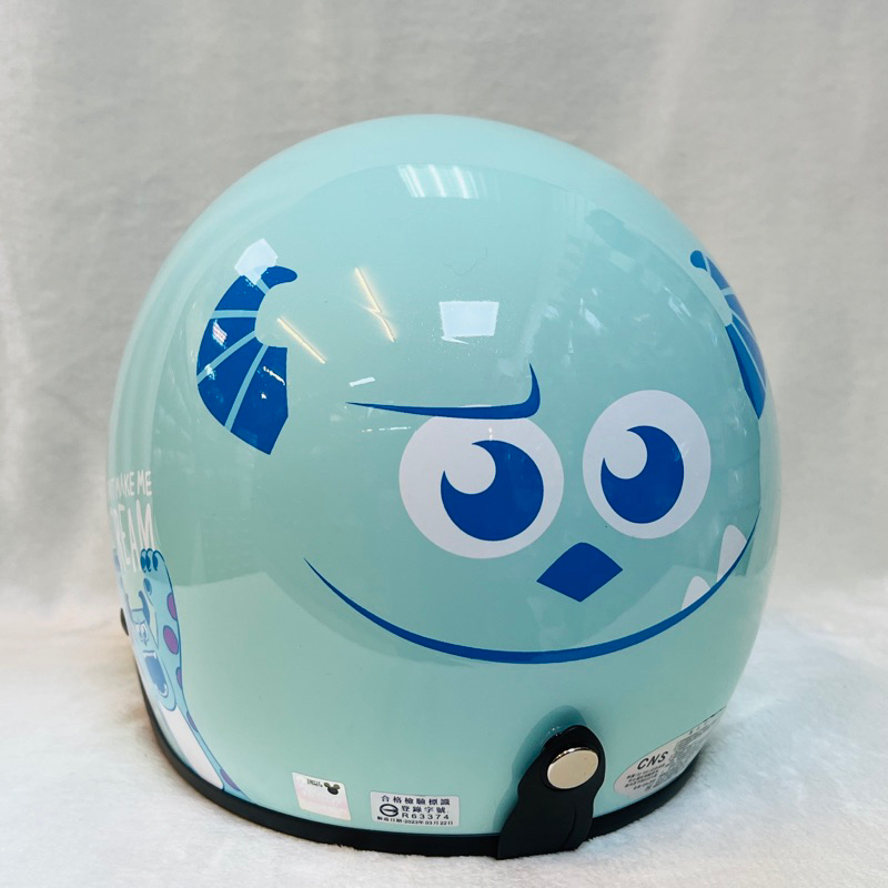 EVO 智同 3/4罩 卡通 迪士尼 毛怪 安全帽 大臉 CA309 309 CA310M | 蝦皮購物