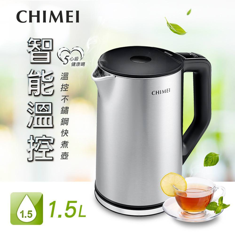 【奇美CHIMEI】1.5L 智能溫控不鏽鋼快煮壺 KT-15MDT0 | 蝦皮購物