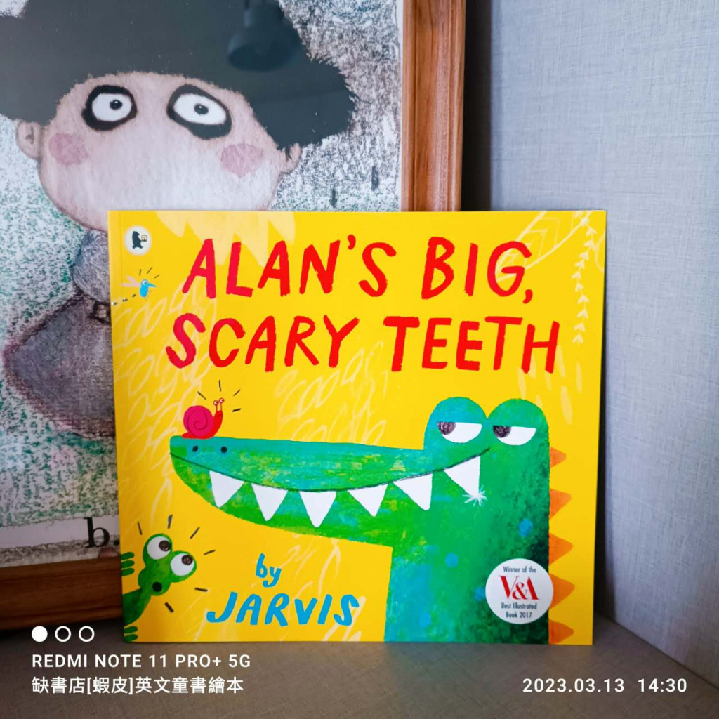 ,訂購【贈音檔】🍀經典幽默英文繪本🍀Alan's Big Scary Teeth【英國版】🍀JARVIS 【缺書店】 | 蝦皮購物
