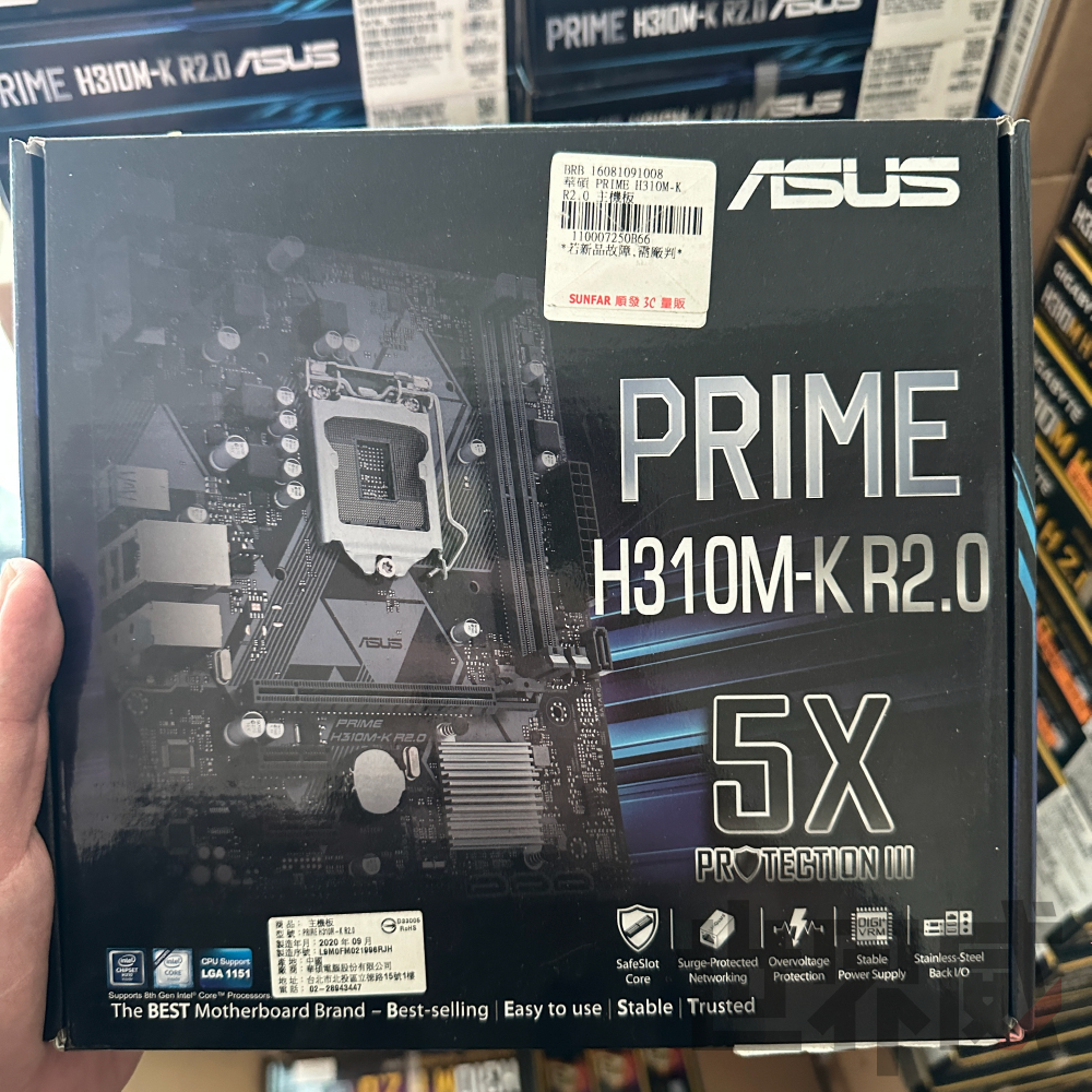 【降價降價】【全新】華碩 ASUS PRIME H310M-K R2.0主機板 | 蝦皮購物