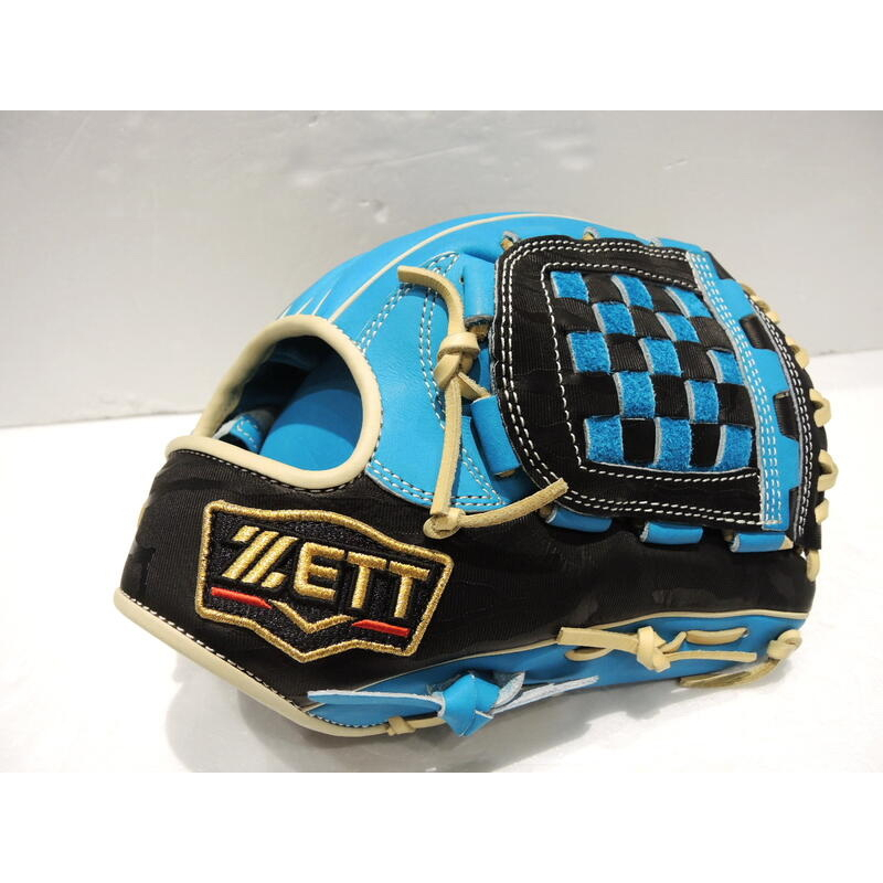 ~日本進口~ZETT PROSTATUS 金標 棒壘球野手手套 源田式樣 特殊配色(BRGB32250) | 蝦皮購物