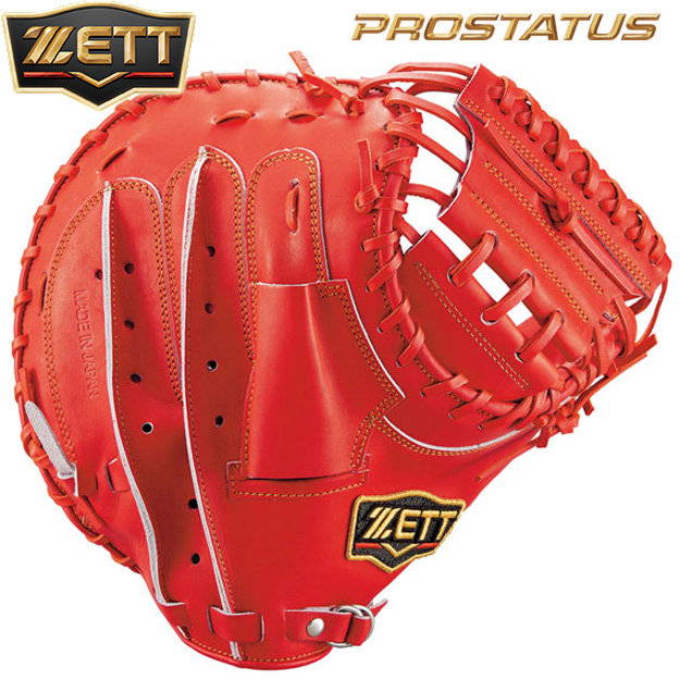 ~日本進口，日本製~ZETT PROSTATUS 金標 棒球 捕手手套 日本紅(BRCB30292) | 蝦皮購物