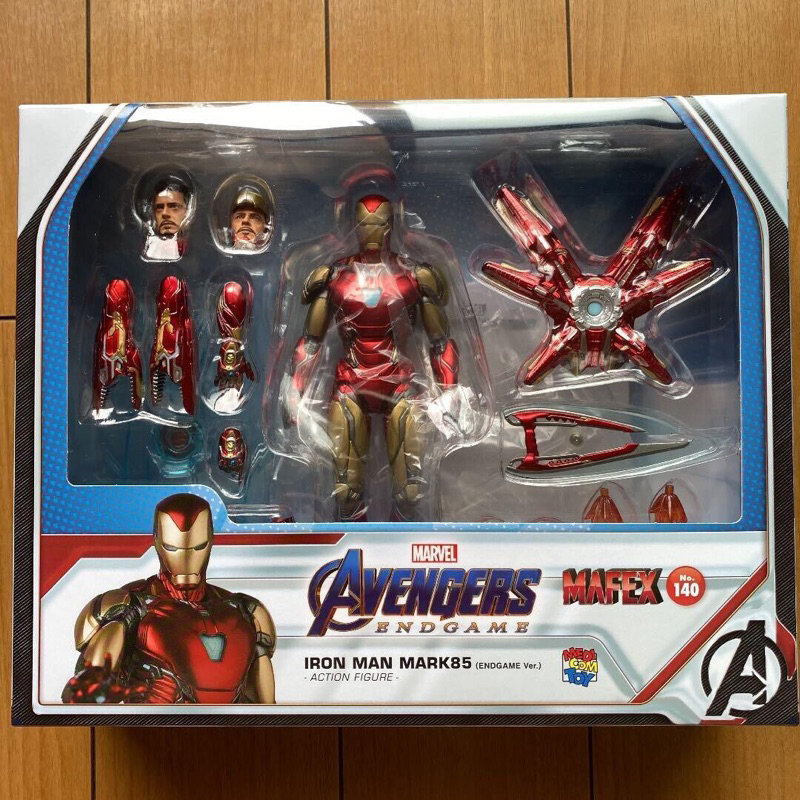 MAFEX No.140 漫威 復仇者聯盟 終局之戰 鋼鐵人 馬克85 MARK 85 MK85 很新 東尼史塔克 | 蝦皮購物