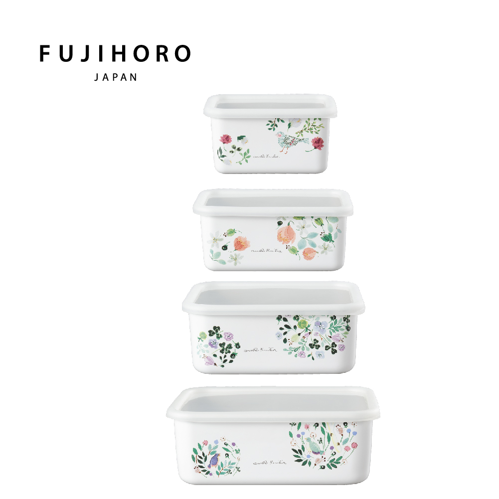 【FUJIHORO 富士琺瑯】官方直營 安娜艾米利亞 琺瑯烘焙保鮮盒 深型附塑膠蓋(S/M/L/LL) | 蝦皮購物