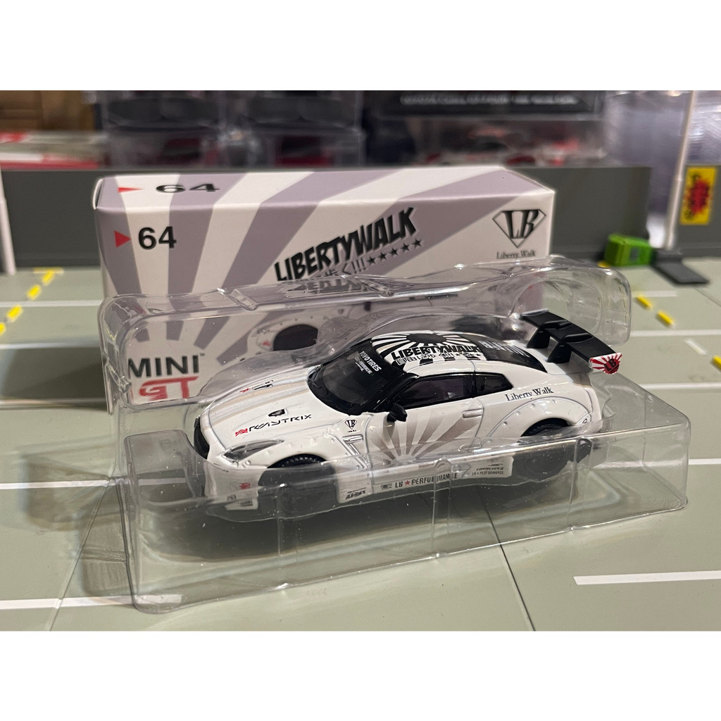 Mini GT 5 LB Liberty Works Nissan R35 GT-R 64 絕版 | 蝦皮購物