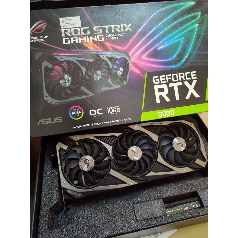 ROG STRIX GAMING OC 3080 10G遊戲卡（可交流rog phone 6)（可搭850w電源) | 蝦皮購物