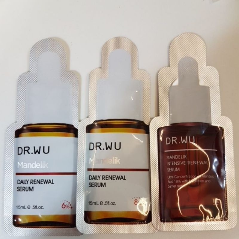DR.WU 杏仁酸溫和煥膚精華6% 2ml /8% 2ml/18% 2ml | 蝦皮購物