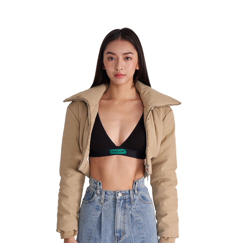 Candy Floss Jacket 卡其 / S 全新 yuyu active | 蝦皮購物