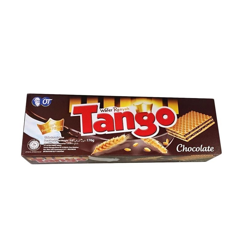 TANGO BISCUIT WAFER RASA COKLAT, VANILLA, STRAWBERRY 133g | 蝦皮購物