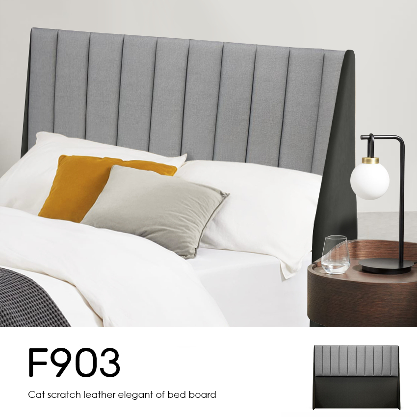 Famo 】F903 亞麻貓抓皮 床頭片 床頭板 亞麻布紋皮革 耐磨耐燃 防水布 | 蝦皮購物