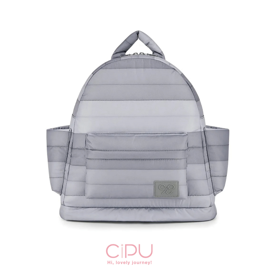 CiPU喜舖 Airy後背包(ECO條條灰） 媽媽包/後背包/大容量/大容量多隔層/輕量包/母嬰媽咪包/通勤包/旅行包 | 蝦皮購物