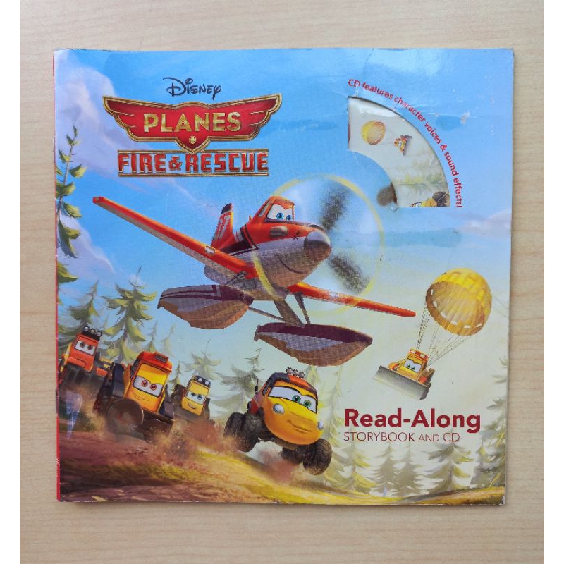 Disney Planes Fire Rescue Read Along Storybook And Cd 蝦皮購物