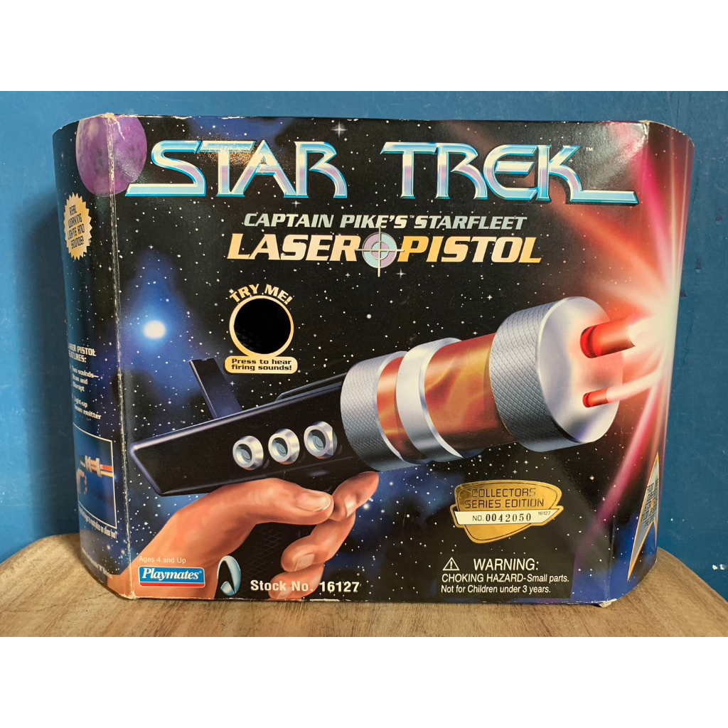 彩星 STAR TREK 星際爭霸戰 星際迷航 LASER PISTOL 雷射槍(無電子功能) | 蝦皮購物