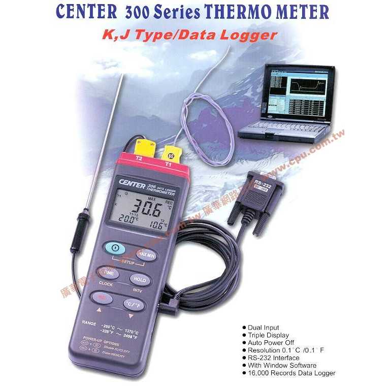 center-300 台製 溫測器 溫測儀 測溫器 | 蝦皮購物
