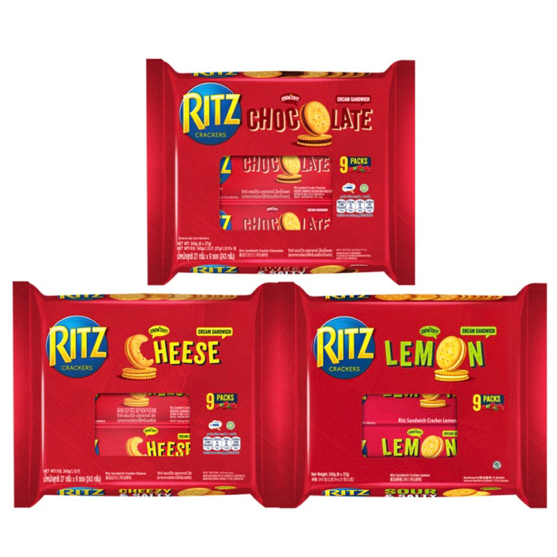 【RITZ麗滋】三明治餅乾 隨手包243g (內含9小包) | 蝦皮購物