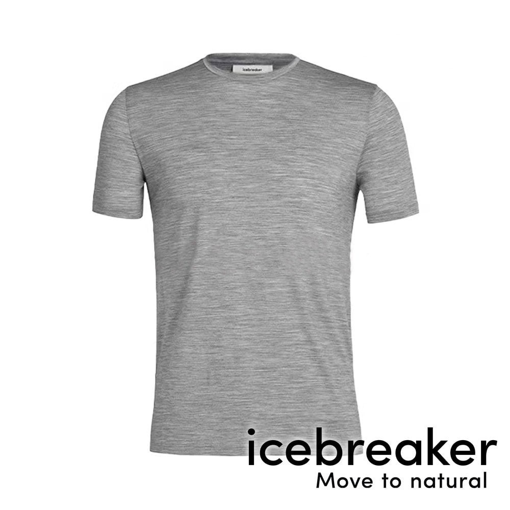 【icebreaker】Cool-Lite 中性網眼透氣圓領短袖上衣JN150 『灰』0A56PT戶外 運動 柔軟 羊毛 | 蝦皮購物