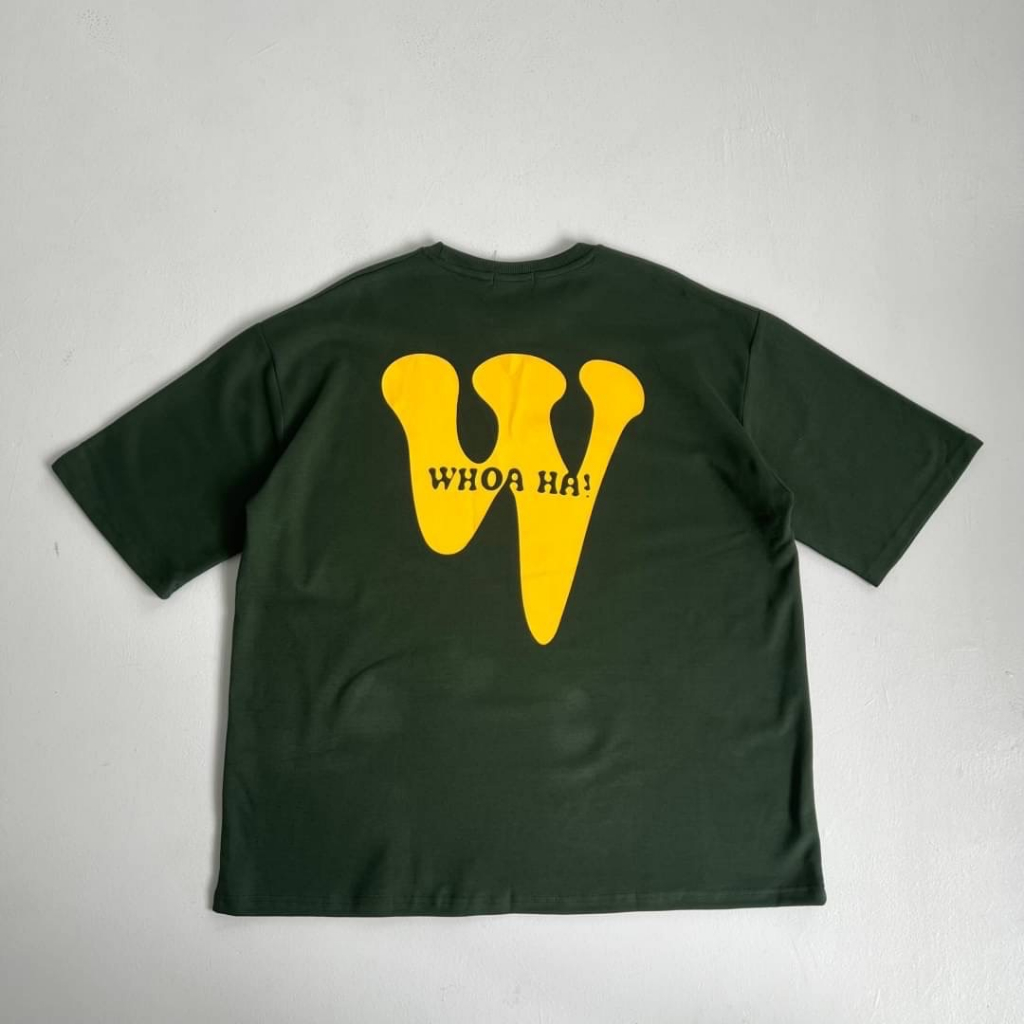 [LBT.only] #韓國#現貨 WHOA HA! 超重磅 融化字母 印花 重磅 400磅 男女皆可 短袖 短Tee | 蝦皮購物