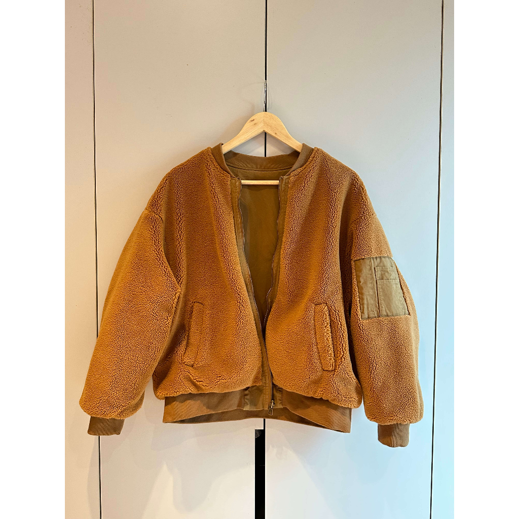 E-WEAR 冬天 毛絨絨 兩用 外套 | 蝦皮購物