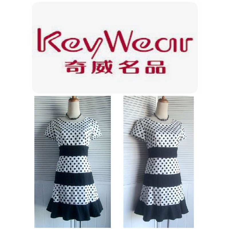 飄舞衣世界《Key Wear 奇威名品》黑白配色漂亮版型洋裝／S~M可穿 | 蝦皮購物