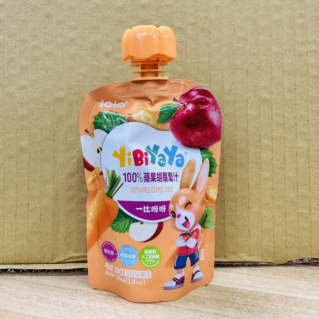 YiBiYaYa 一比呀呀 100% 百分百 純果汁 果汁 綜合果汁 100ml 兒童果汁 莓果汁 蔬果汁 果汁 | 蝦皮購物