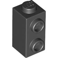 LEGO樂高【32952】黑色側接磚 Brick 1x1x1 2/3 Studs Side (B3) | 蝦皮購物