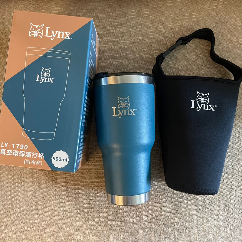 Lynx真空環保隨行杯(附布套) 900ml 三陽工業股東會紀念品 | 蝦皮購物