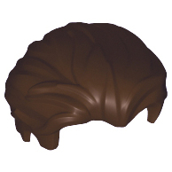 LEGO 樂高 深棕色 哈利波特 頭髮 後梳髮 25972 76389 | 蝦皮購物