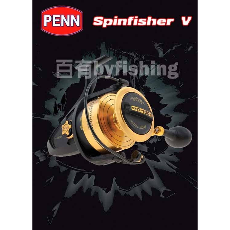 百有釣具 PENN SPINFISHER V SSV 紡車捲線器~全金屬的機體結構 CFT -5000 6000 | 蝦皮購物