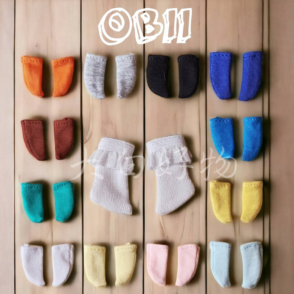 🚀隔日+免運+發票🚀 OB11襪子 OB11 GSC 黏土人 YMY P9 P8 阿巳 小鈴鐺 大白好物 | 蝦皮購物