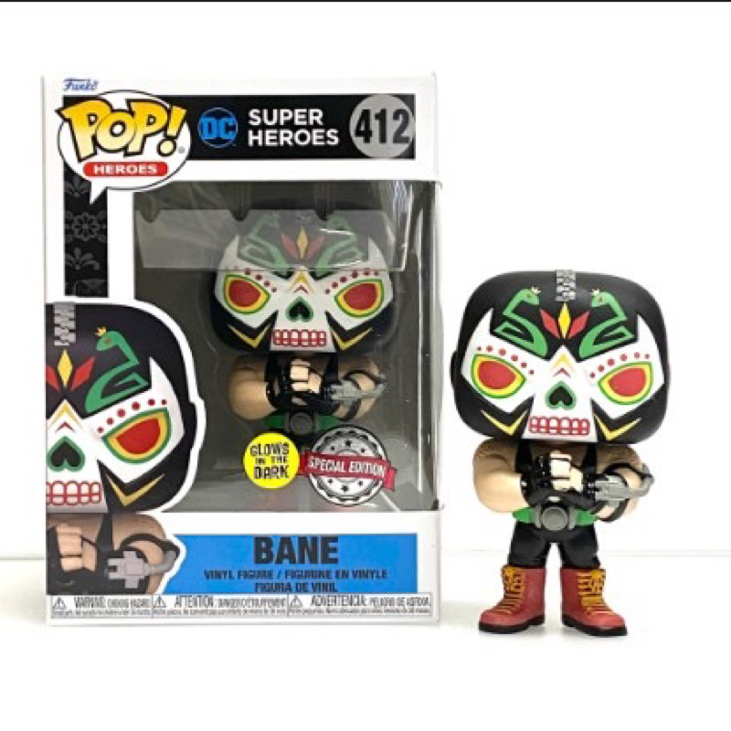 Funko PoP 412 DC Super Heroes 班恩 BANE 夜光版 代理版 glows 亡靈節 | 蝦皮購物