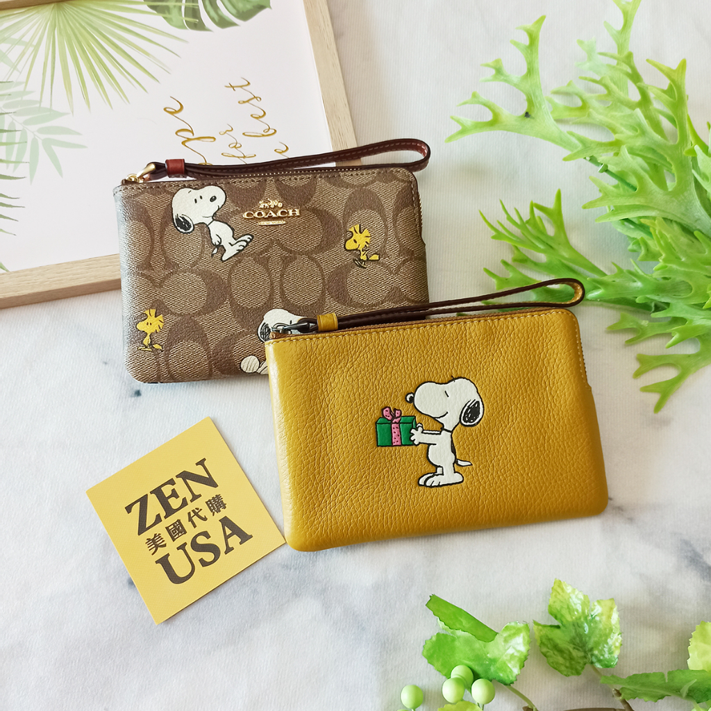 【現貨】Coach 史努比 手拿包 小手拿 Snoopy CF214 CF215 | 蝦皮購物