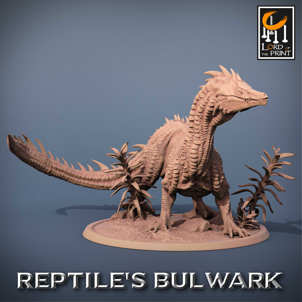 Tazo工坊[LOTP] 重裝蜥蜴pose10坐騎(裸模)Lizardmen mount naked 3D列印模型RBR | 蝦皮購物