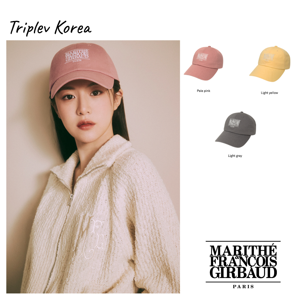 『預購』⥾3色 MARITHE SMALL CLASSIC LOGO CAP 棒球帽 老帽 男女同款 韓國代購 專櫃代購 | 蝦皮購物