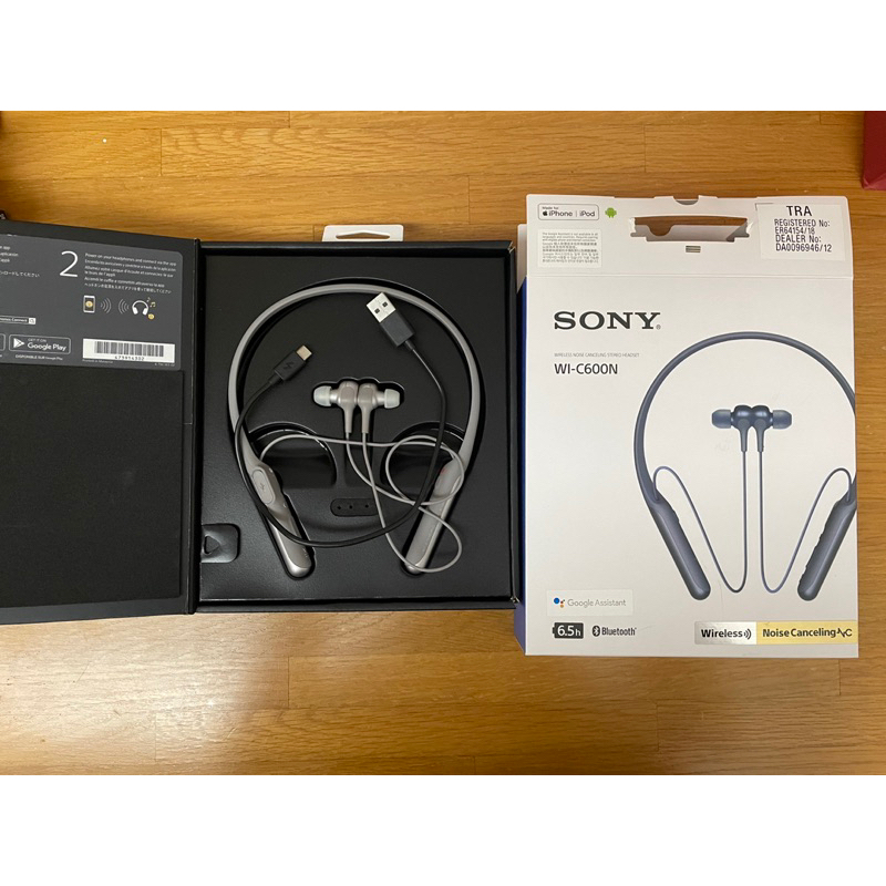 Sony wi c600n 灰 無線耳機 | 蝦皮購物