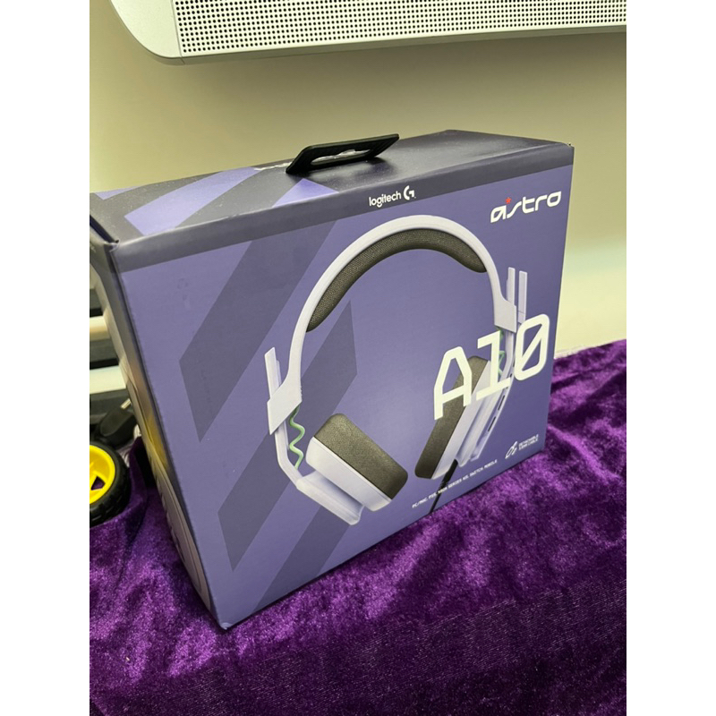 [全新未拆]Logitech G 羅技 ASTRO A10 有線電競耳機麥克風 紫色 | 蝦皮購物