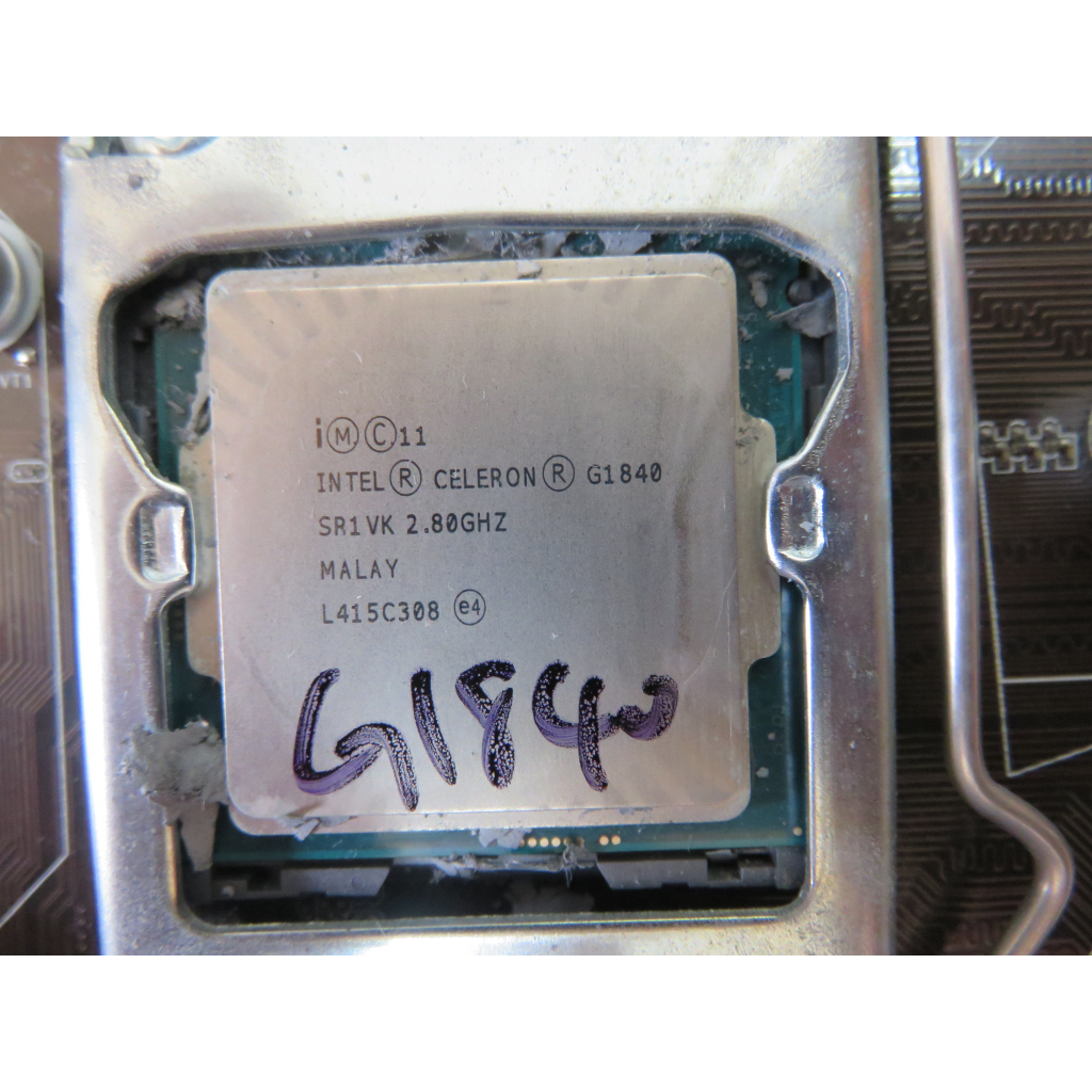 C. 1150CPU-Intel Celeron G1840 雙核心/2.8G/2M 64 位元與 32 直購價50 | 蝦皮購物