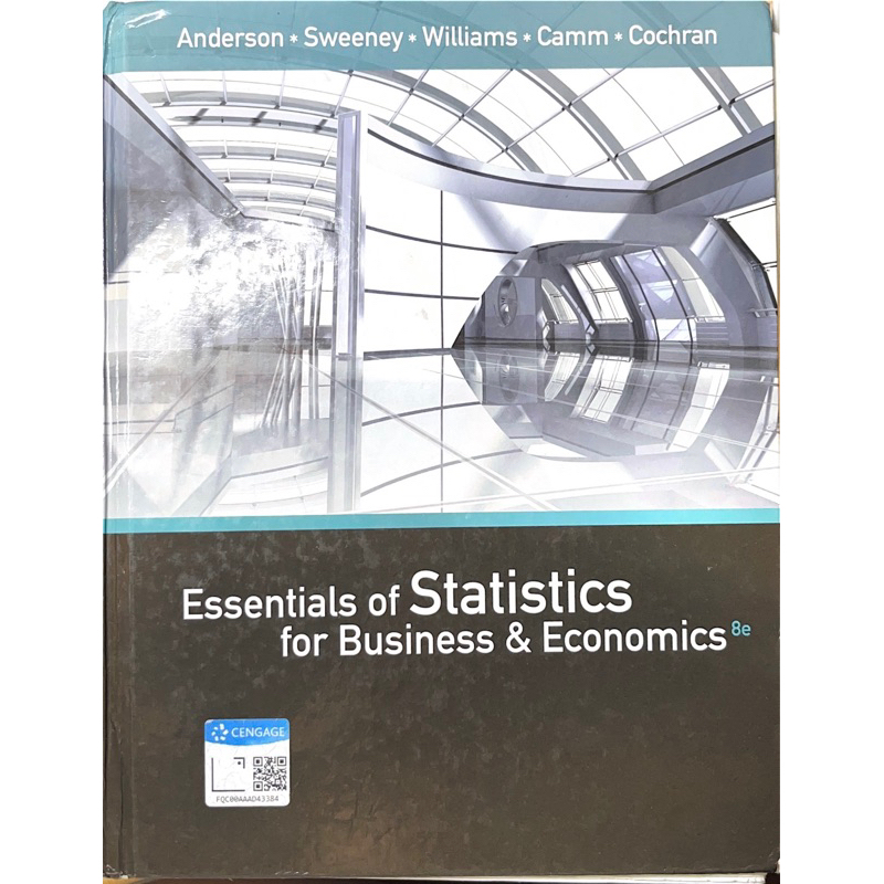 Essentials of Statistics for business&economics 8e統計學 | 蝦皮購物