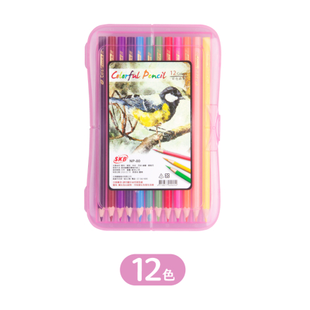 SKB NP-80 彩色鉛筆 12色 外盒不挑色 | 蝦皮購物