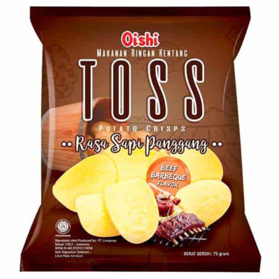 印尼 OISHI Toss Snack Kentang 脆片 75g | 蝦皮購物