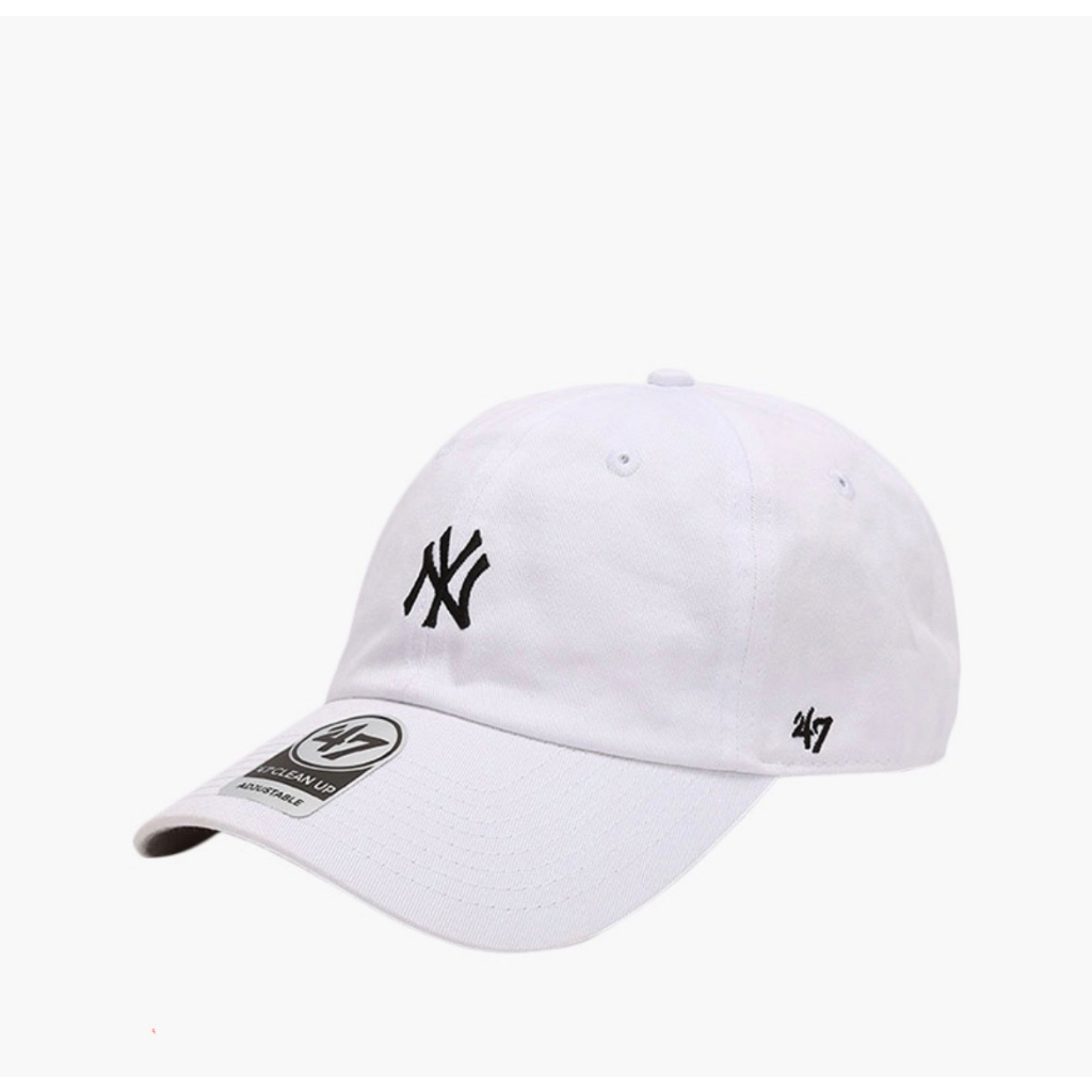 【台灣現貨當天出】韓國MLB&47 brand 聯名 棒球帽 小NY 小LA 鴨舌帽 復古 軟頂洋基帽 刺綉logo老帽 | 蝦皮購物