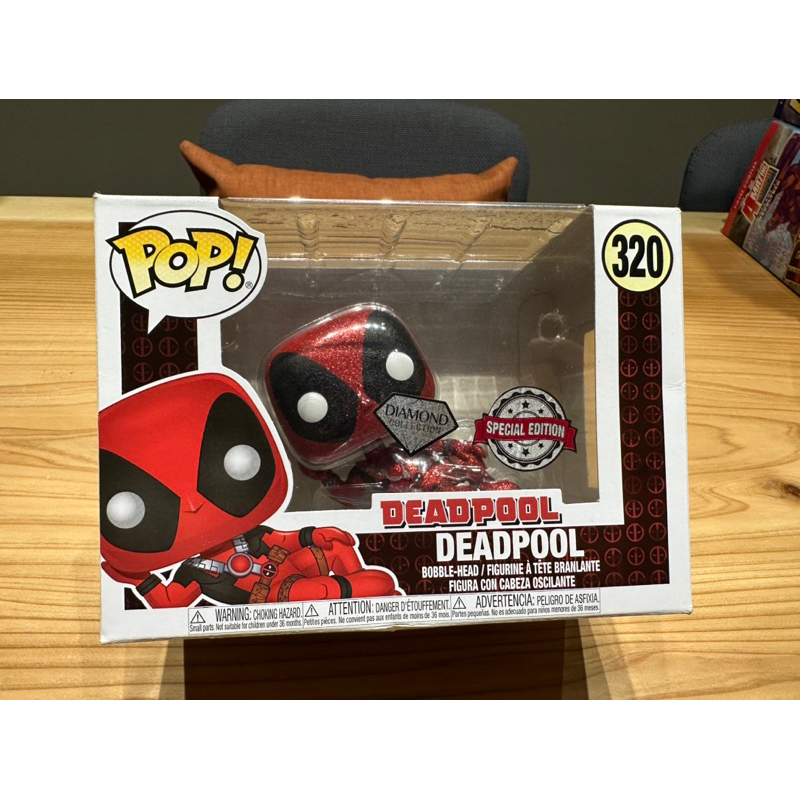 全新 FUNKO POP X戰警 漫威 Marvel DEADPOOL 死侍 Diamond 鑽石 #320 | 蝦皮購物