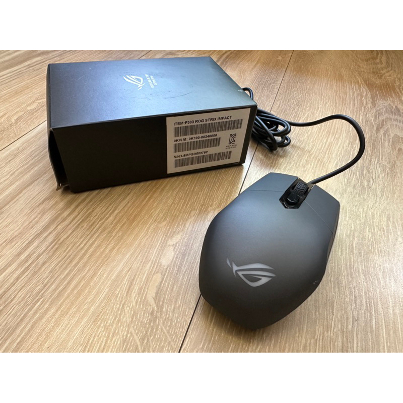 華碩ASUS P303 ROG Strix lmpact RGB電競 有線滑鼠 原廠 （全新） | 蝦皮購物