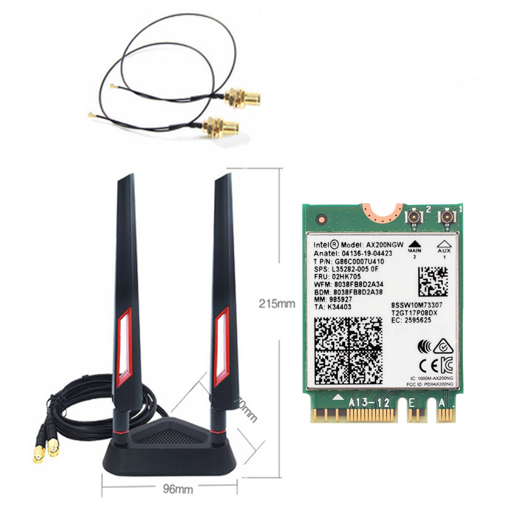 全新現貨 Intel AX200 WiFi6 雙頻 無線網路卡 M.2 藍牙 5.2 PCIE AX210 筆記型電腦 | 蝦皮購物