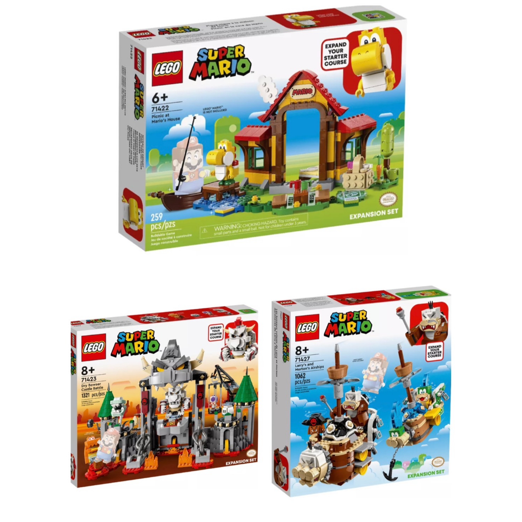 樂高 LEGO 71422 71423 71427 超級瑪利歐系列-瑪利歐之家野餐趣 枯骨庫巴城堡大戰 拉里和莫頓的飛行 | 蝦皮購物