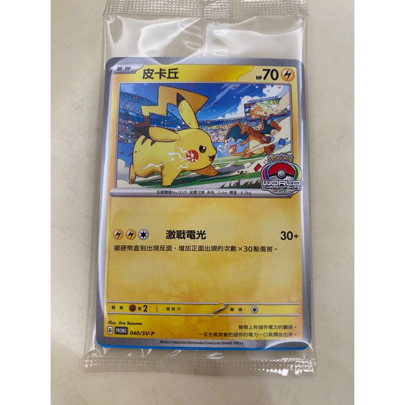 寶可夢集換式卡牌 世界賽 皮卡丘 PTCG PR卡 | 蝦皮購物